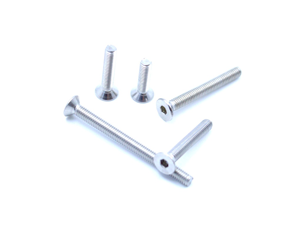 Tornillo DIN7991 acero inoxable cabeza avellanada allen M3x25 | Digital ...